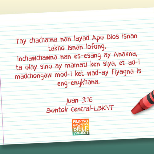 Bontok-central - Filipino Children's Bible Project