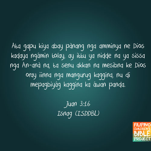 Isnag - Filipino Children's Bible Project