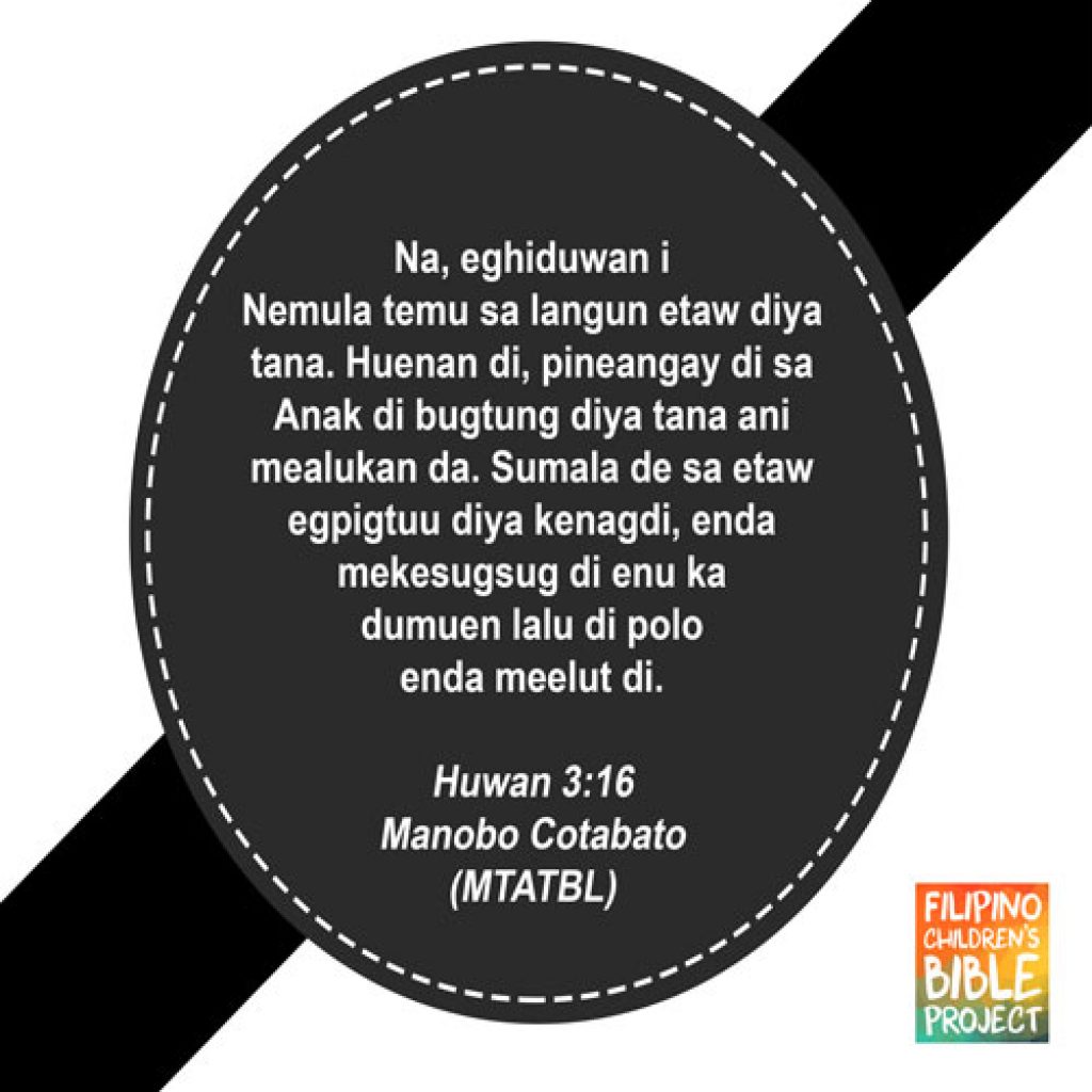 Manobo-Cotabato - Filipino Children's Bible Project
