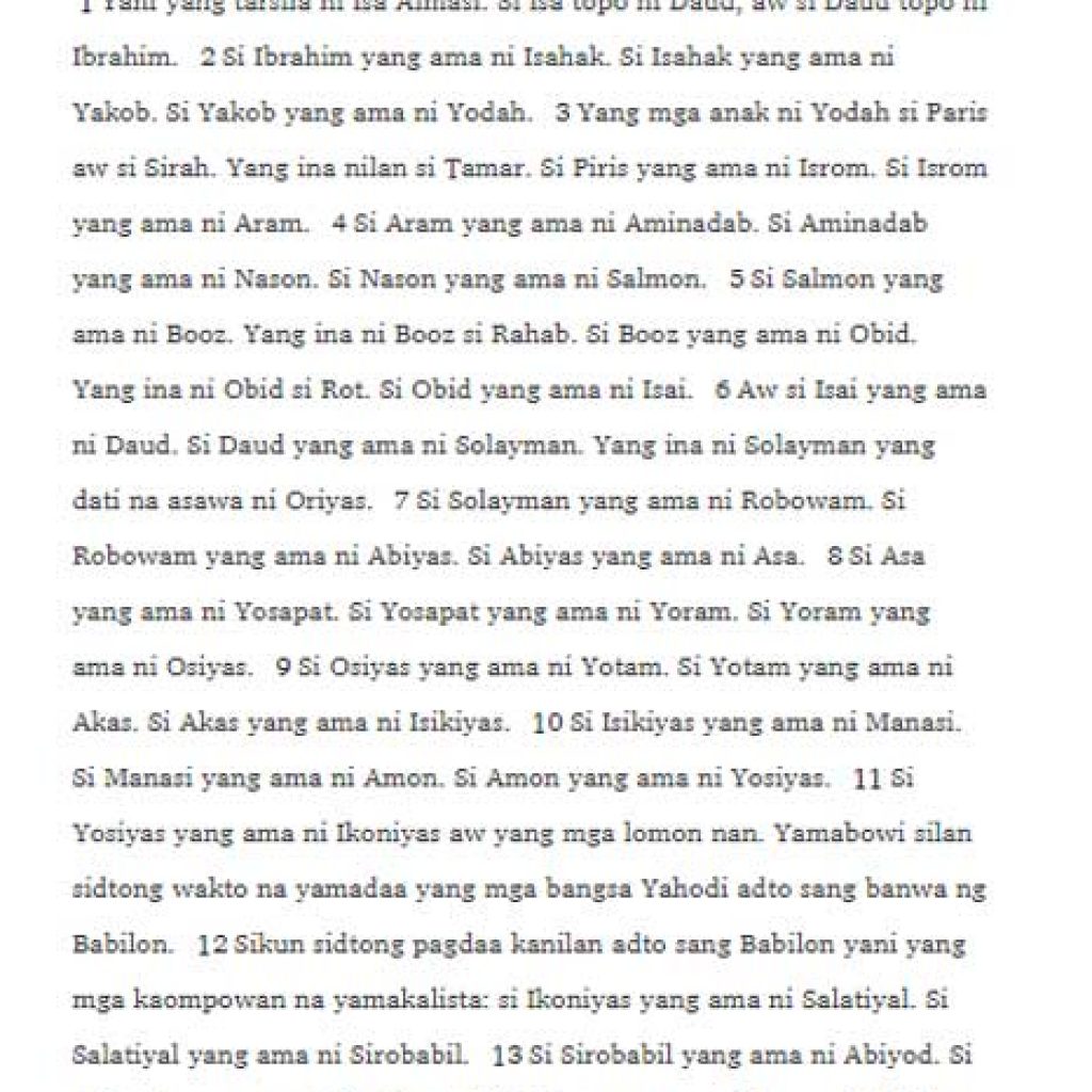 Kalagan - Filipino Children's Bible Project